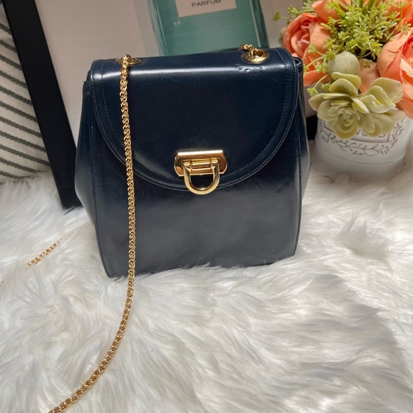 Frenchy Of California | Bags | Frenchy Of California Vintage Navy Blue ...